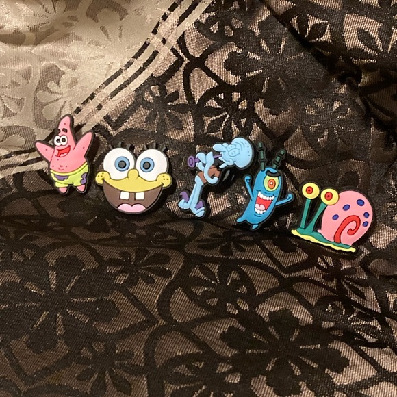 CROCS | Jewelry | Spongebob Squarepants Croc Charm Set | Poshmark